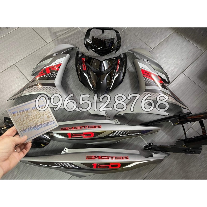 Dàn áo Ex 150 xám nhám tem dán sẵn | Shopee Việt Nam