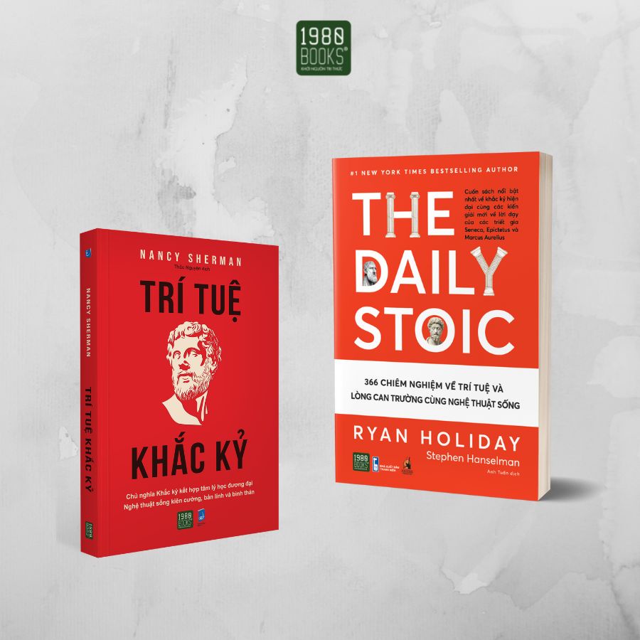 Sách: Combo 2 cuốn The Daily Stoic + Trí Tuệ Khắc Kỷ | Shopee Việt Nam