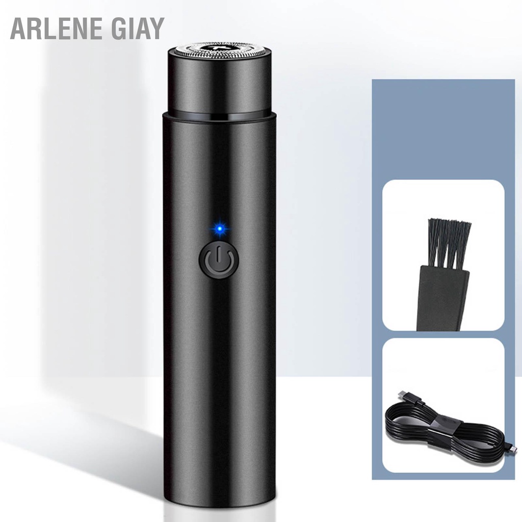 Arlene Giay Tông đơ cắt râu điện Mini USB có thể sạc lại Máy cầm tay ...