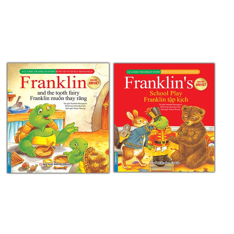Sách-Combo 2c Bộ truyện về chú rùa nhỏ Franklin - Franklin muốn thay ...