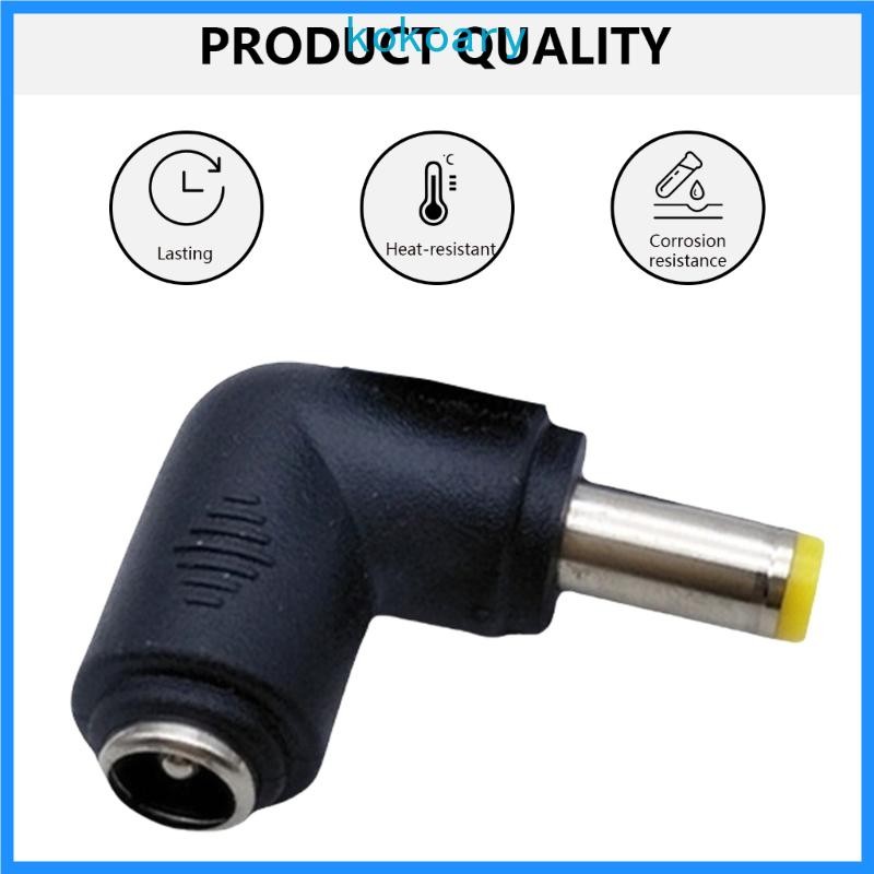 Kok 5 5x2 1mm Nữ đến 5 5x2 5mm Nam Kết Nối Adapter Khuỷu Tay Đầu Chuyển ...