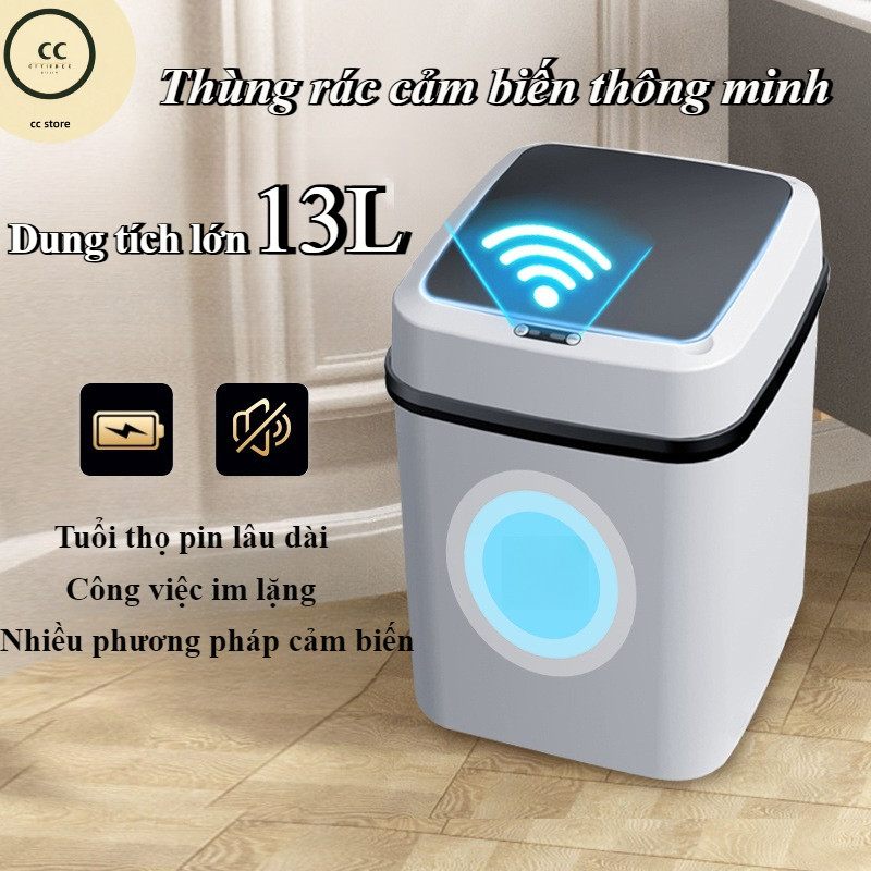 Thùng Rác Thông Minh Sử Dụng Trong Gia Đình Điện Thùng Rác Có Nắp Thùng ...
