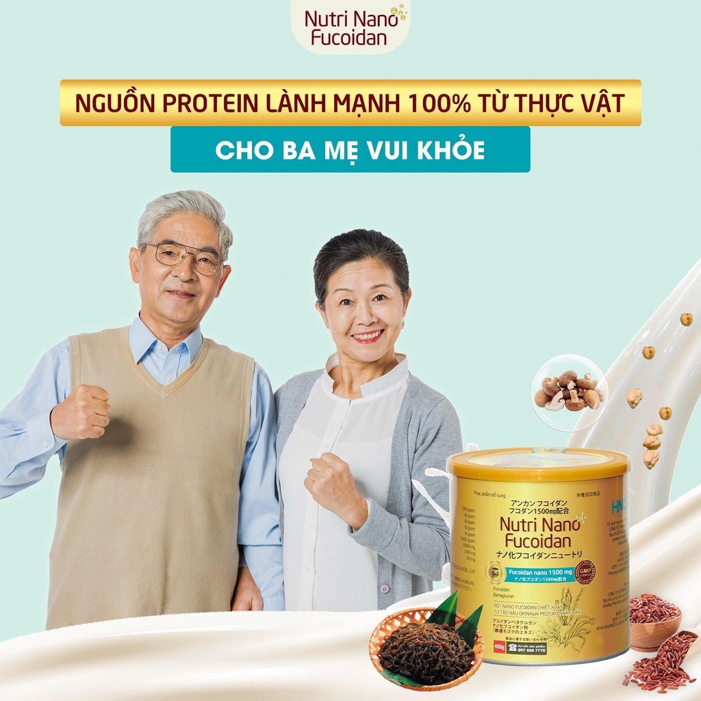 [Chính hãng]Thực Dưỡng Miễn Dịch Nutri Nano Fucoidan 400g | Shopee Việt Nam