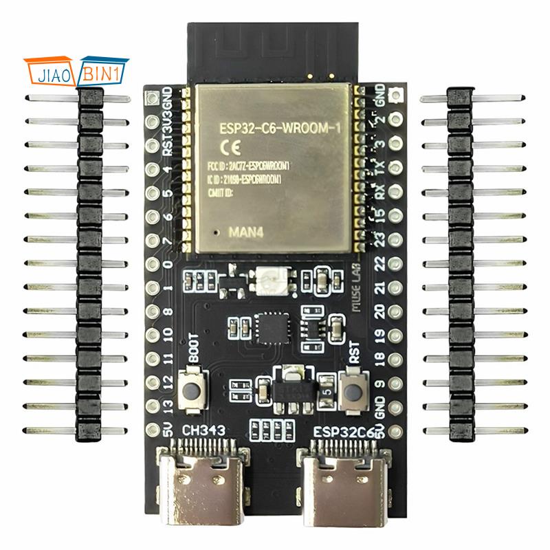 Bảng Mạch Phát Triển Esp32 C6 Devkitc 1 N4 Esp32 C6 Esp V Esp32 Wifi Type C Dễ Lắp Đặt Shopee 