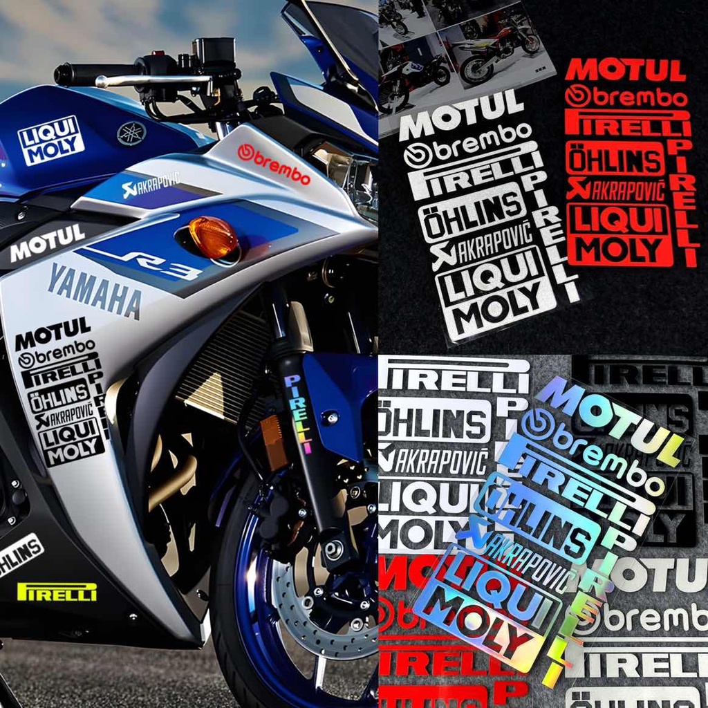 Xe Máy Sticker Set Motul Decal phản quang cho Honda Click 125i PCX160 ...