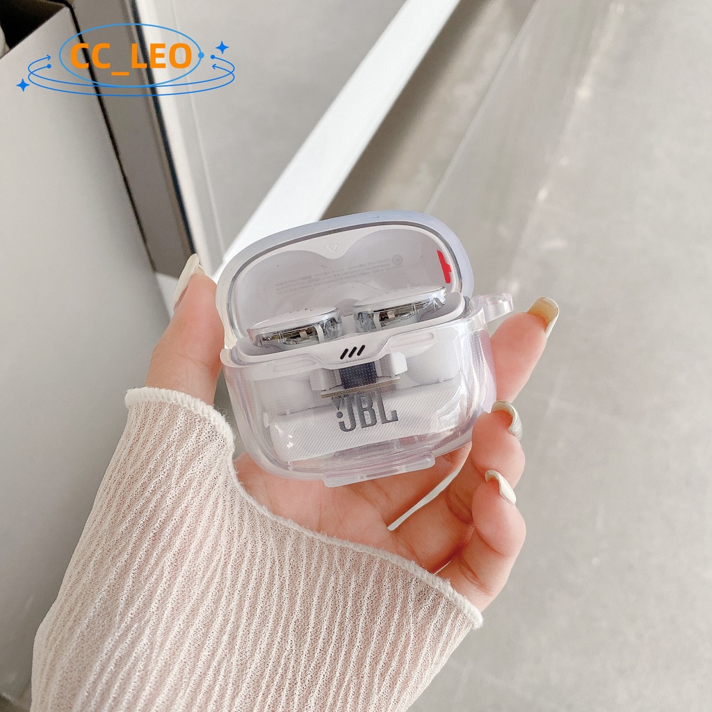 For JBL TUNE Beam / JBL TUNE Buds Transparent Soft Case Cartoon Solid ...