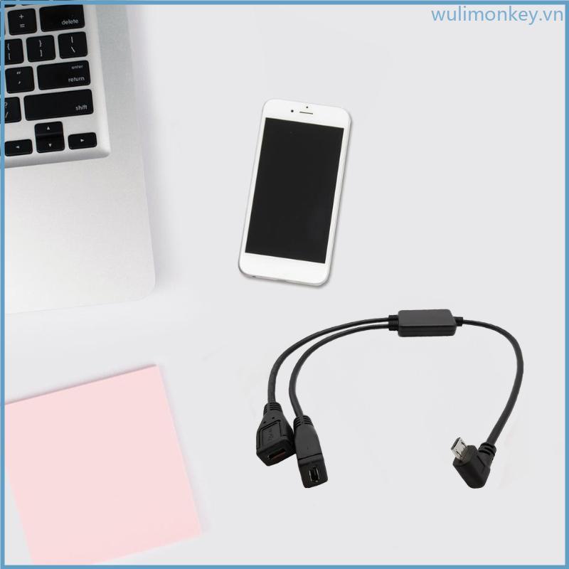 Cáp Chia Chữ Y Từ Đầu Cắm 5 Pin Thành 2 Cổng Cắm Micro USB 2 Trong 1 ...