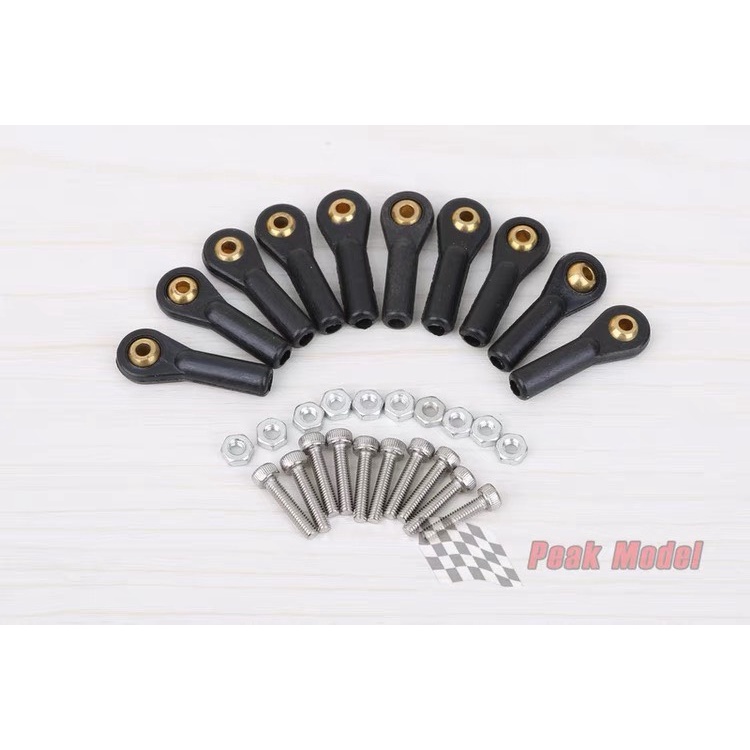 M2 M2.5 M3 brass ball head set ball head buckle ball head rod (send ...