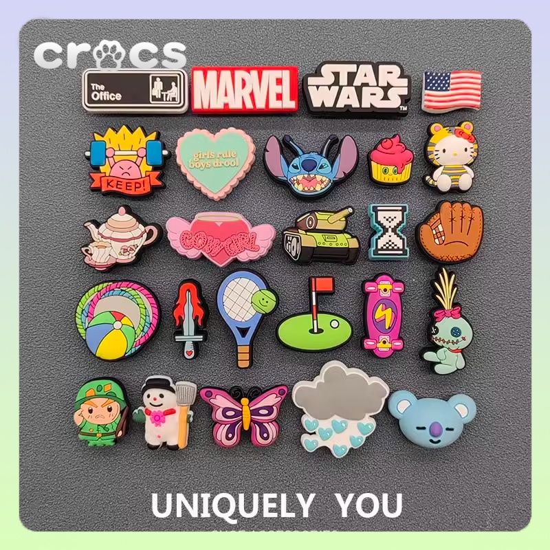 sticker dép crocs Stitch jibbitz crocs jibitz cross sticker gắn dép ...