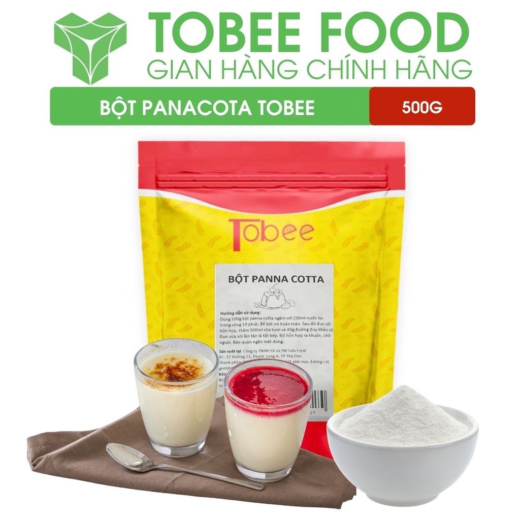 Bột Làm Panna Cotta Tobee 500g | Shopee Việt Nam