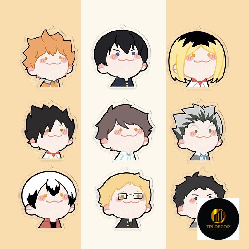 Móc dây treo điện thoại HAIKYUU!! ver NGẠI NGÙNG in hình Vua bóng ...