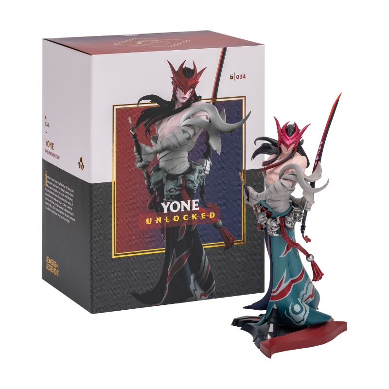 Mô hình LMHT Yone Unlocked Statue 28cm Chính hãng Riot Games - Figure ...