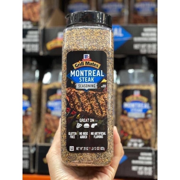 Gia vị ướp thịt bò McCormick Grill Mates Montreal Steak Seasoning 822gr ...