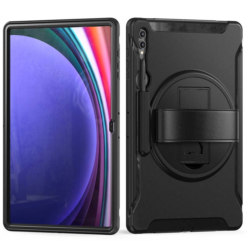 Ốp Máy Tính Bảng Chống Sốc Có Giá Đỡ Xoay + Ngăn Đựng Bút Cho Samsung ...