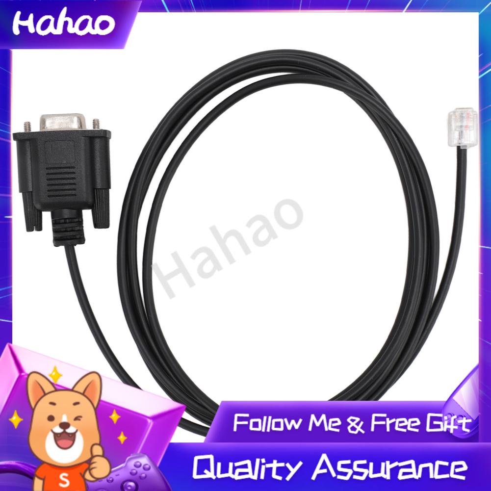 Hahao DB9 RS232 to RJ11 6P4C Serial Console Cable PVC 6ft Plug and Play ...