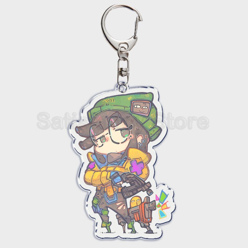 Móc khóa Valorant Game Keychain Sage Killjoy Jett Cypher Breach Omen ...