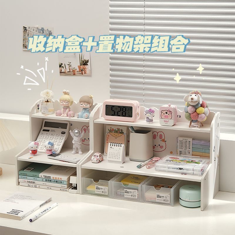 Hot Sale# ins style desktop student storage rack multi-functional desk ...