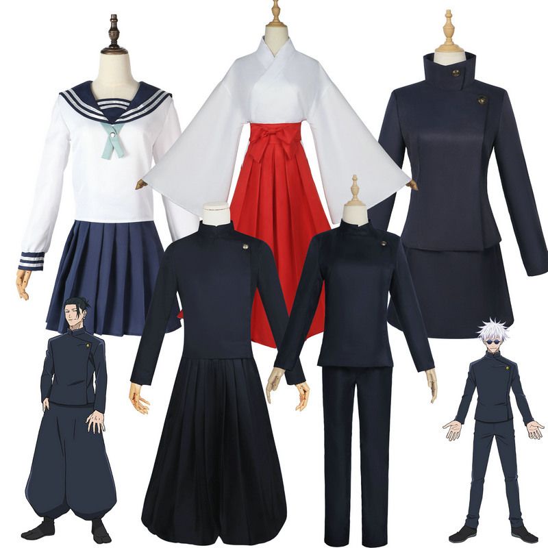 Jujutsu Kaisen cos trang phục Gojo Satoru cos Quần áo Geto Suguru cosplay | Shopee Việt Nam