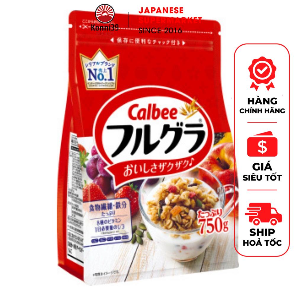 [DATE 5/2025] NGŨ CỐC CALBEE CỦA NHẬT VỊ TRÁI CÂY HỖN HỢP (GÓI 750GR) | Shopee Việt Nam