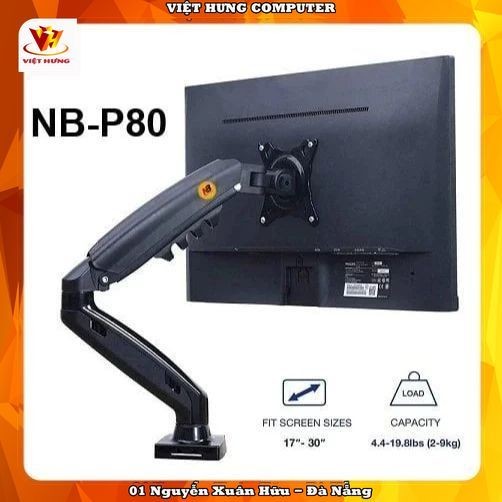 Giá treo màn hình máy tính ARM NB F80 và NB P80 và NB F160 Tải trọng ...