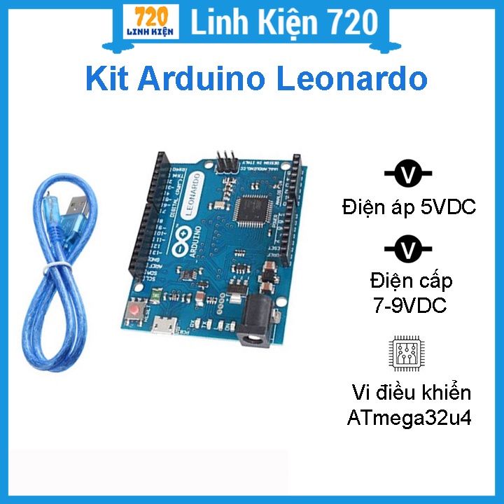Bảng bo mạch vi điều khiển ATmega32u4 Kit Arduino Leonardo | Shopee Việt Nam