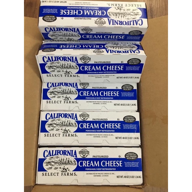 Phô Mai Kem Cream Cheese California Hộp 1.36kg - DATE MỚI 2024 | Shopee Việt Nam