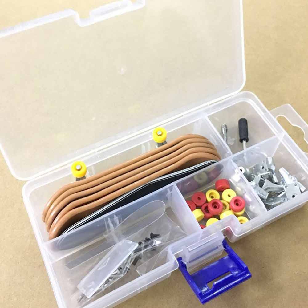 Mini DIY Tech Deck Toy Complete Fingerboard Finger Skate Board Kit Kids ...