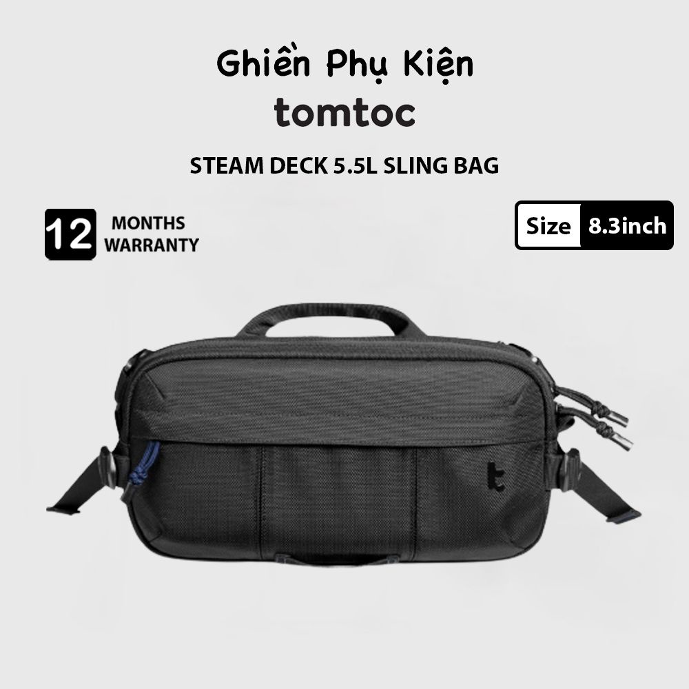 Túi Đeo Chéo Tomtoc USA Wander Steam Deck Rog Ally Daily Sling Black ...
