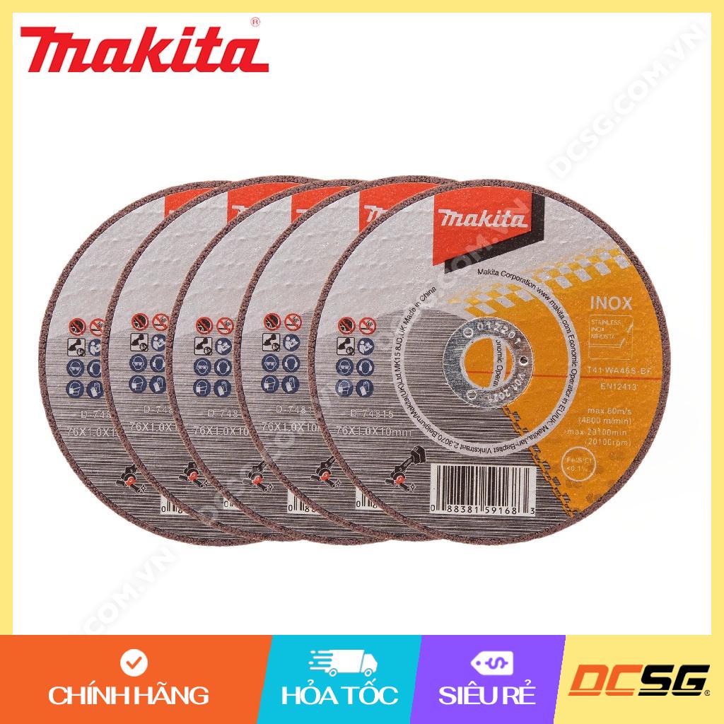 Đĩa cắt inox 76x1.0x10mm cho DMC300 Makita D-74815-5 (05 cái/ bộ ...