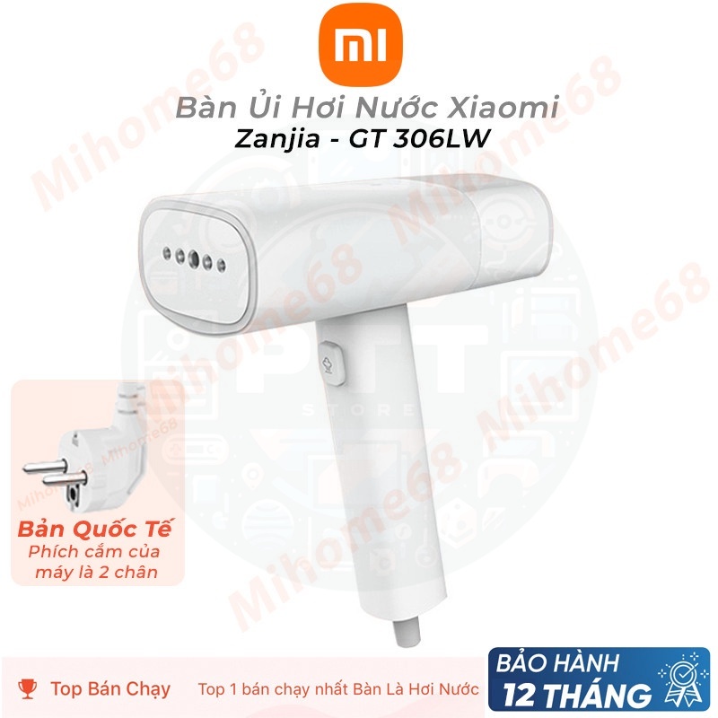Bàn là hơi nước Xiaomi Mijia Zanjia ZJ GT-306LW bàn ủi hơi nước cầm tay nhỏ gọn công suất 1200W ...