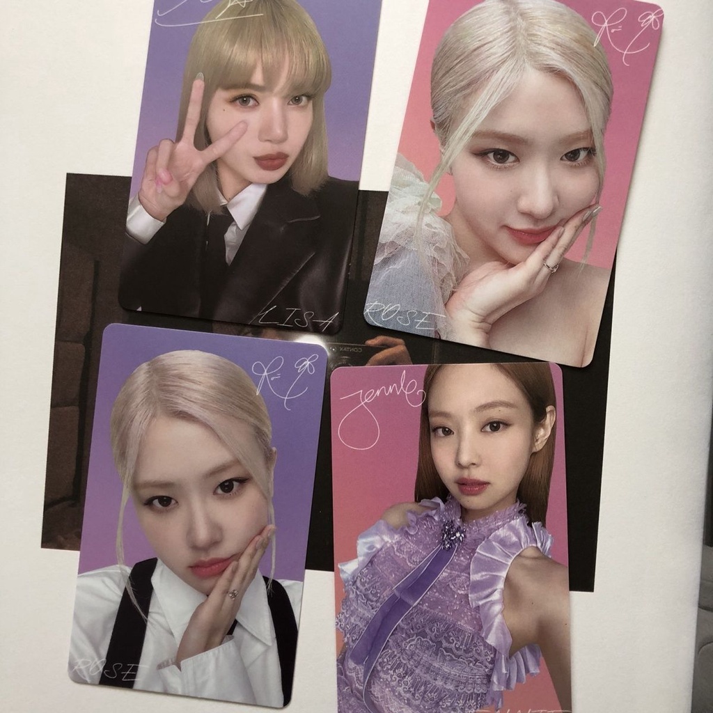 Thẻ Rose Blackpink Card Off Blackpink chính hãng Rose Lisa Jisoo Jennie ...