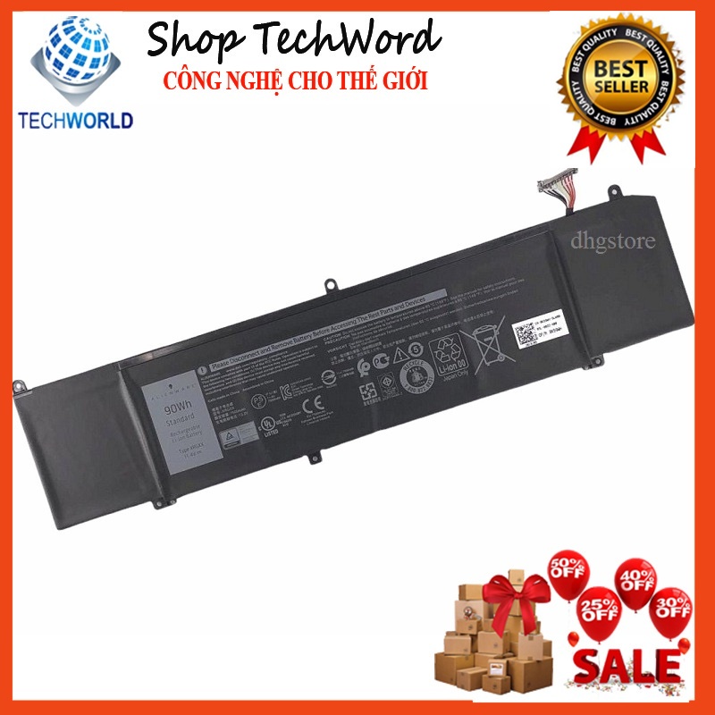 Pin laptop Dell Gaming G5 15 5590, G7 17 7490 7790, Alienware M15 M17 ...