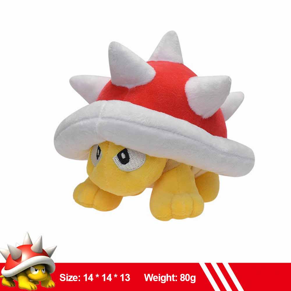 Super Mario Bros. Spiny Koopa Plush Soft Toy Doll Stuffed Animal Teddy ...
