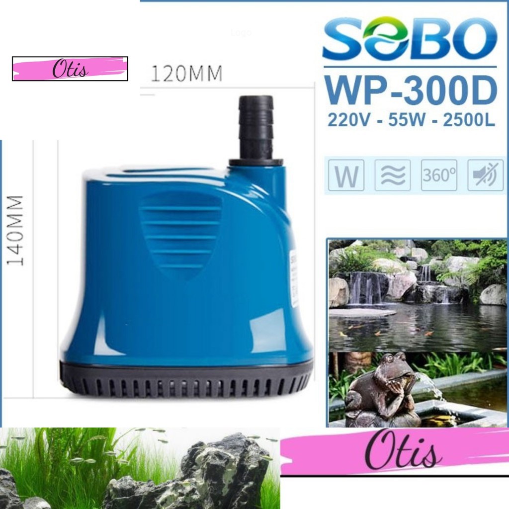 Máy Bơm hút đáy hồ cá 35w 360 độ SOBO WP-300D | Shopee Việt Nam