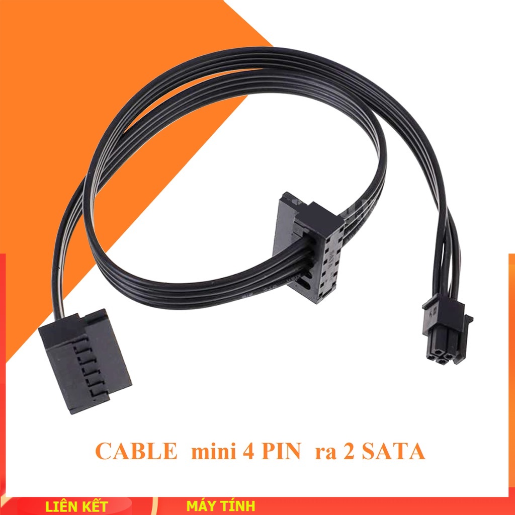 CÁP NGUỒN MINI 4 PIN RA 2 SATA | Shopee Việt Nam