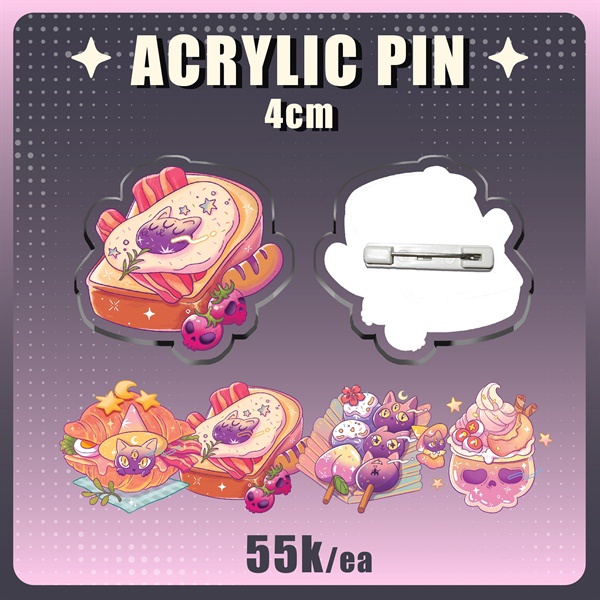 Pin Acrylic - Food series | Shopee Việt Nam