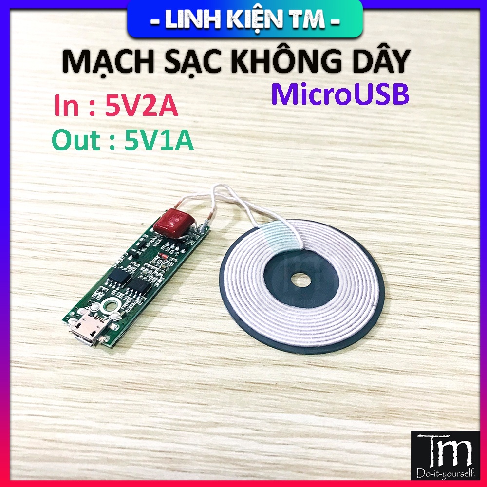 Mạch Sạc Không Dây 5V1A 5W MicroUSB | Shopee Việt Nam