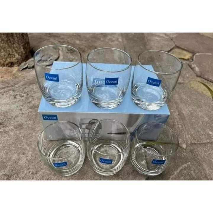 Bộ 6 cốc thuỷ tinh ocean thái lan xịn 265ml | Shopee Việt Nam