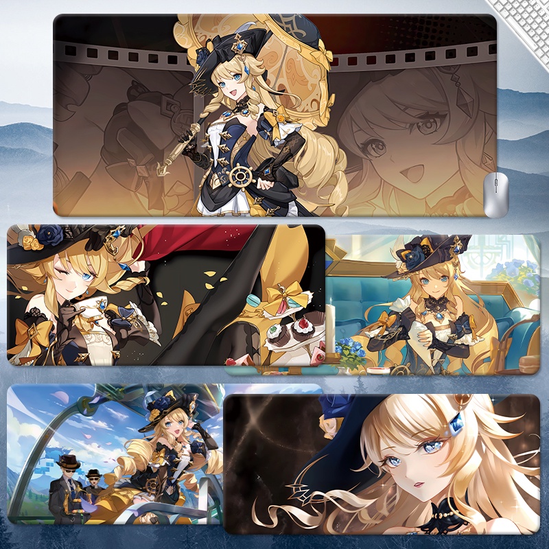 Navia mouse pad Genshin Impact anime computer keyboard pad animation ...