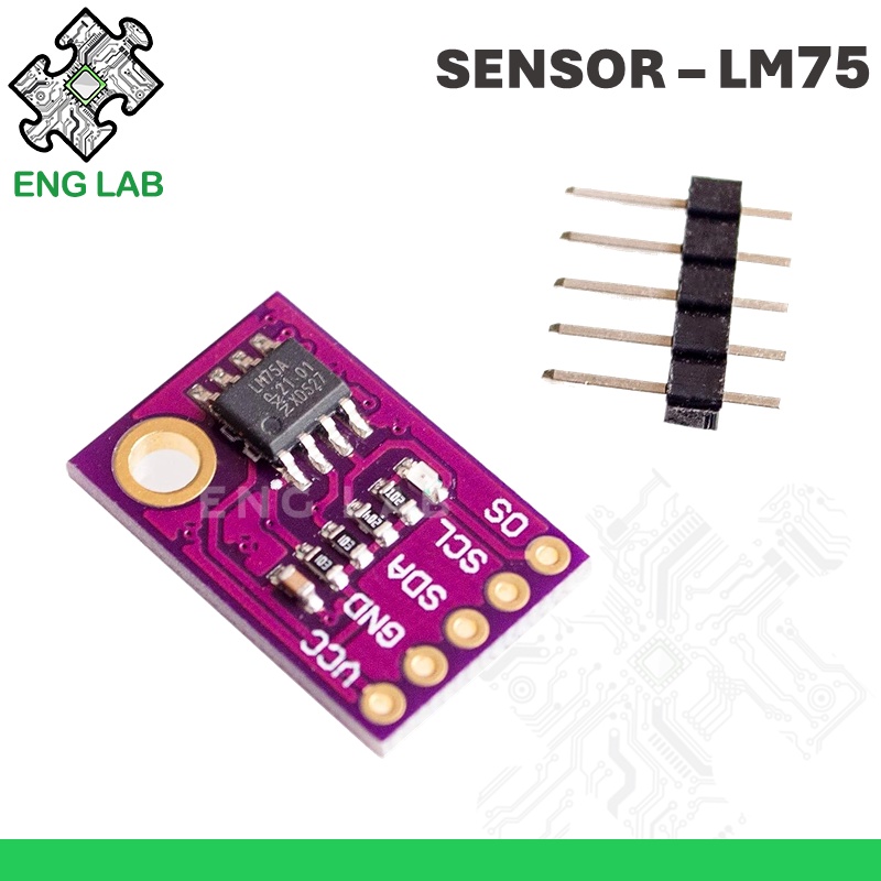 Englab★Lm75 Cảm Biến Nhiệt Độ Mô Đun Đo Nhiệt Bảng Mạch Cho Arduino Raspberry Pi | Shopee Việt Nam