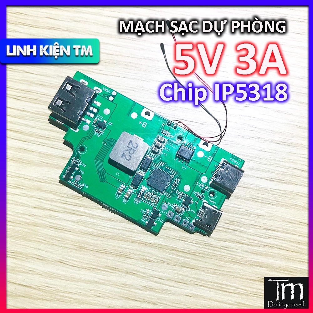 Mạch Sạc Dự Phòng IP5318 5V3A Mới | Shopee Việt Nam
