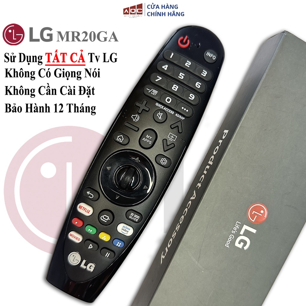 [TẶNG PIN] Điều Khiển TV LG MR20 GA Magic Đa năng loại không micro ...