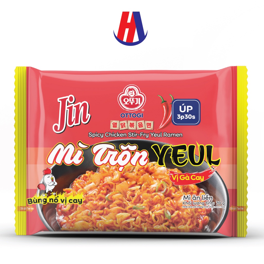 Mì Ăn Liền - Mì Trộn Yeul Vị Gà Cay Ottogi 70g | Shopee Việt Nam
