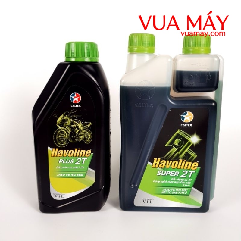 Dầu Động cơ 2 thì Caltex Havoline Plus 2T, Super 2T (cưa xăng, cắt cỏ ...