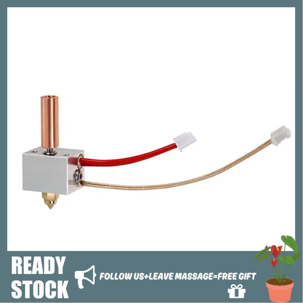 Dajrrhd 3D Printer Hot End 24V 50W Heating Rod Bi Metal Nozzle Throat ...