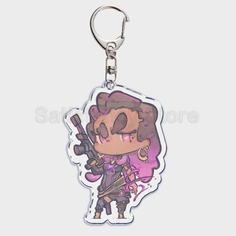 Móc khóa Valorant Game Keychain Sage Killjoy Jett Cypher Breach Omen ...