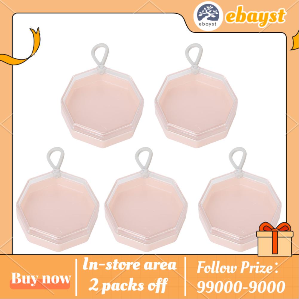 Ebayst Puff Case Safe 5Pcs Versatile Box Unbreakable Transparent ...