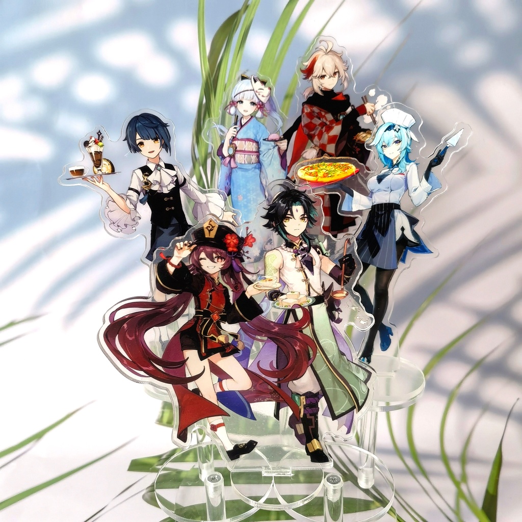 Mô hình Standee Game Anime Figure Genshin Impact Ayaka Hutao Xiao ...