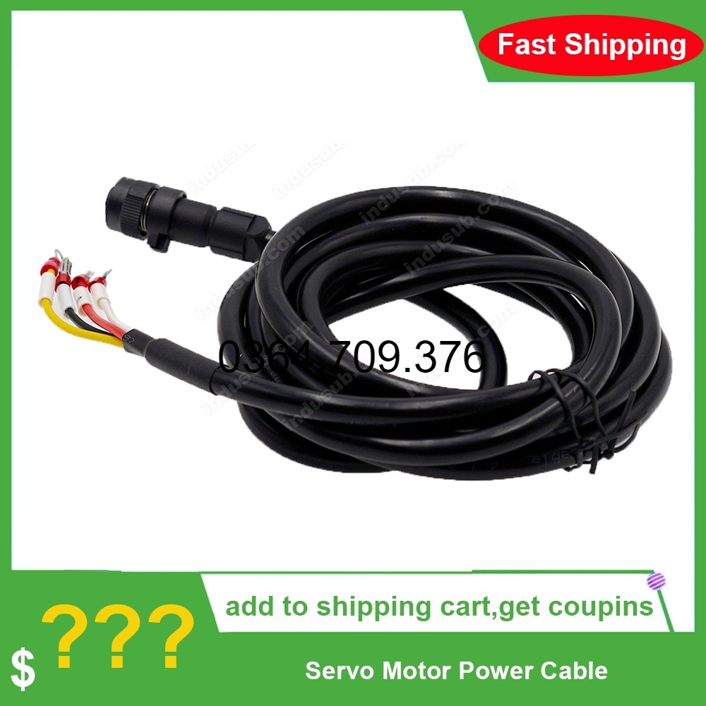 Cáp JZSP-CMM60-03-E JZSP-CMM60-05-E JZSP-CMM60-10-E động cơ servo Cáp nguồn 3M 5m 10m | Shopee ...