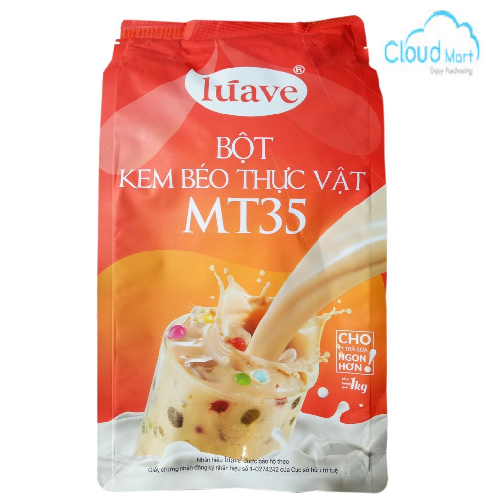 Bột Kem Béo Thực Vật Luave MT35 1kg - Nguyên liệu pha chế CLOUD MART ...